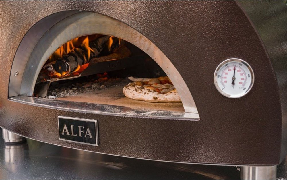 Alfa Forni - 1 PIZZA pec na dřevo, měděná | KRBY Jurčák